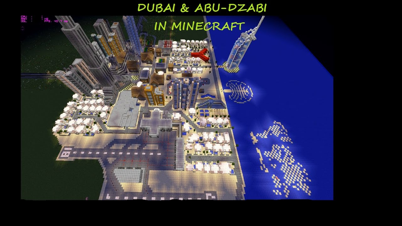 DUBAI + ABU-DHABI IN MINECRAFT ! :D - YouTube
