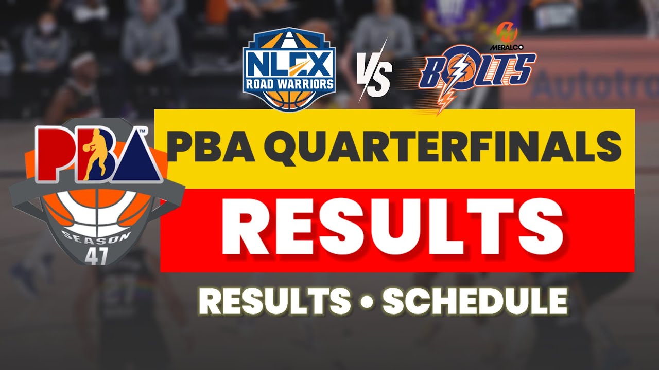 PBA QUATERFINALS | NLEX VS MERALCO | PBA Season 48 Philippine Cup - YouTube