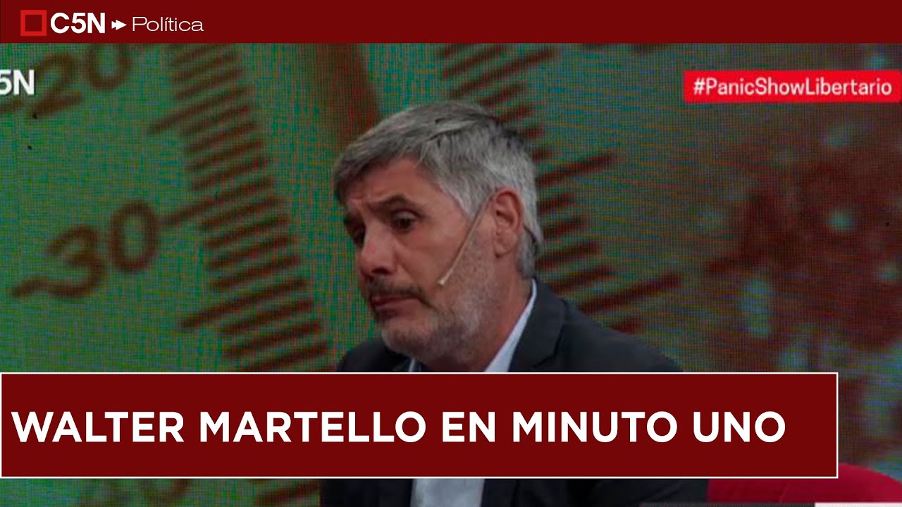 WALTER MARTELLO EN MINUTO UNO - YouTube