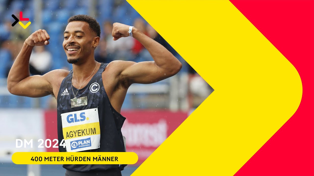 Erster deutscher Meistertitel für den EM-Sechsten Emil Agyekum - YouTube