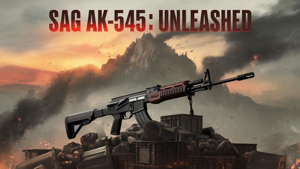 DOMINATING With - SAG AK-545 5.45x39 carbine - YouTube