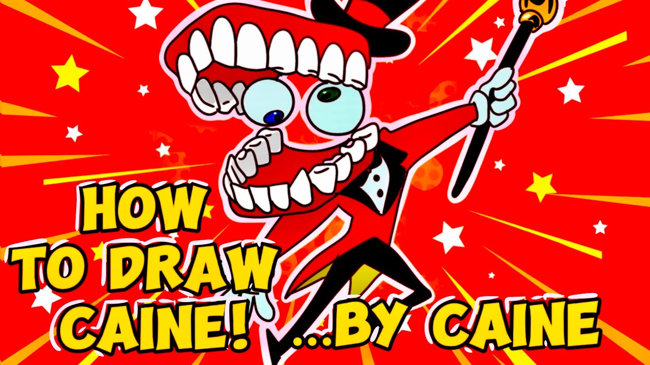 HOW TO DRAW CAINE by Caine and Unlimitoons - YouTube