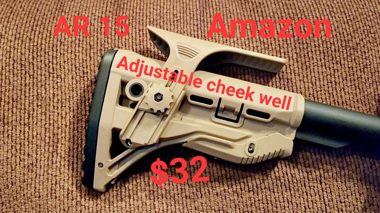 $32 AR 15 Buttstock with adjustable cheek well | ARO News