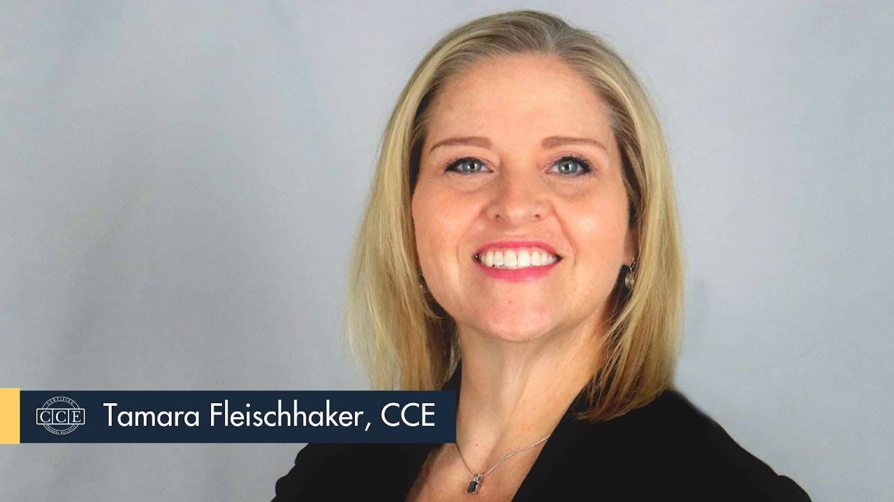 Meet the CCEs: Tamara Fleischhaker,CCE, IOM - YouTube