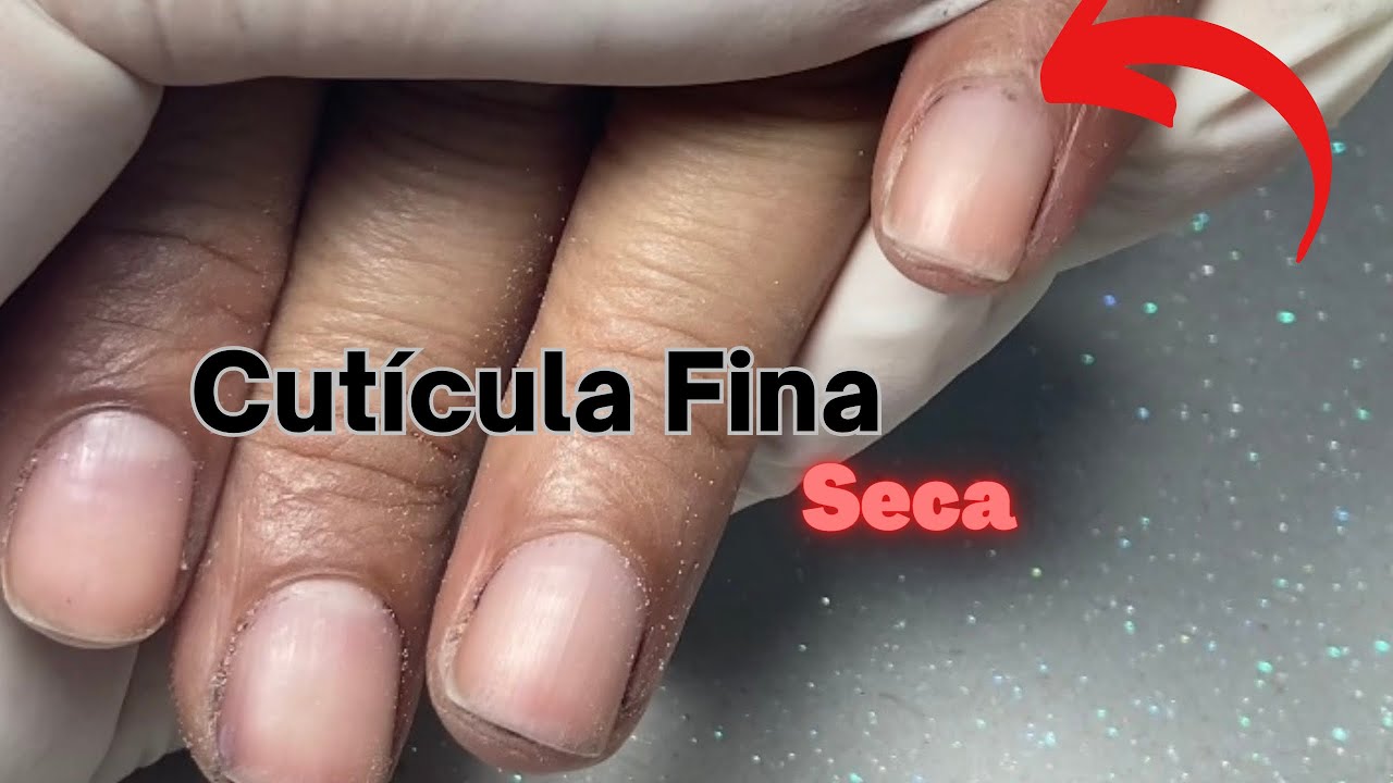 COMO tirar CUTÍCULA FINA E SECA | Passo a Passo - YouTube