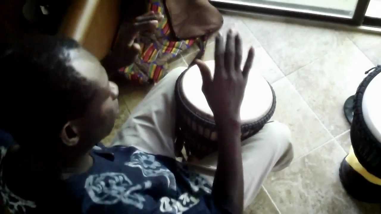 06-16-12 Djembe Lesson Kpanlogo Rhythm - 4 Parts.MOV - YouTube