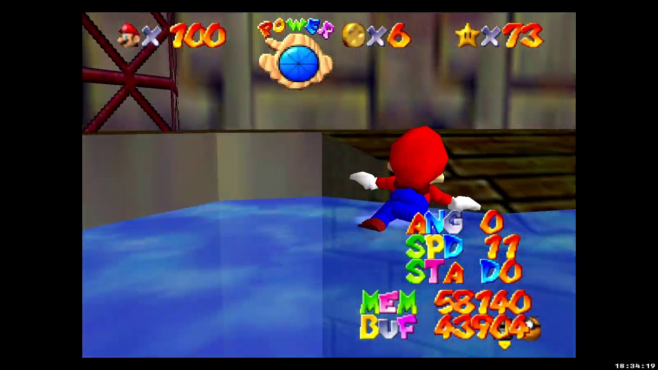 Super Mario 64. Dire, Dire Docks freerun (Non-TAS) - YouTube