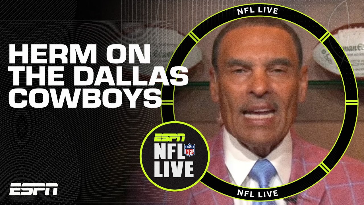 The Cowboys WILTER in divisional play! - Herm Edwards | NFL Live - YouTube