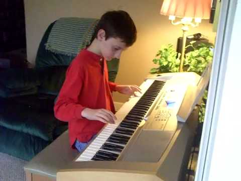 12 yr old with autism plays piano by ear - MJ's BAD - YouTube