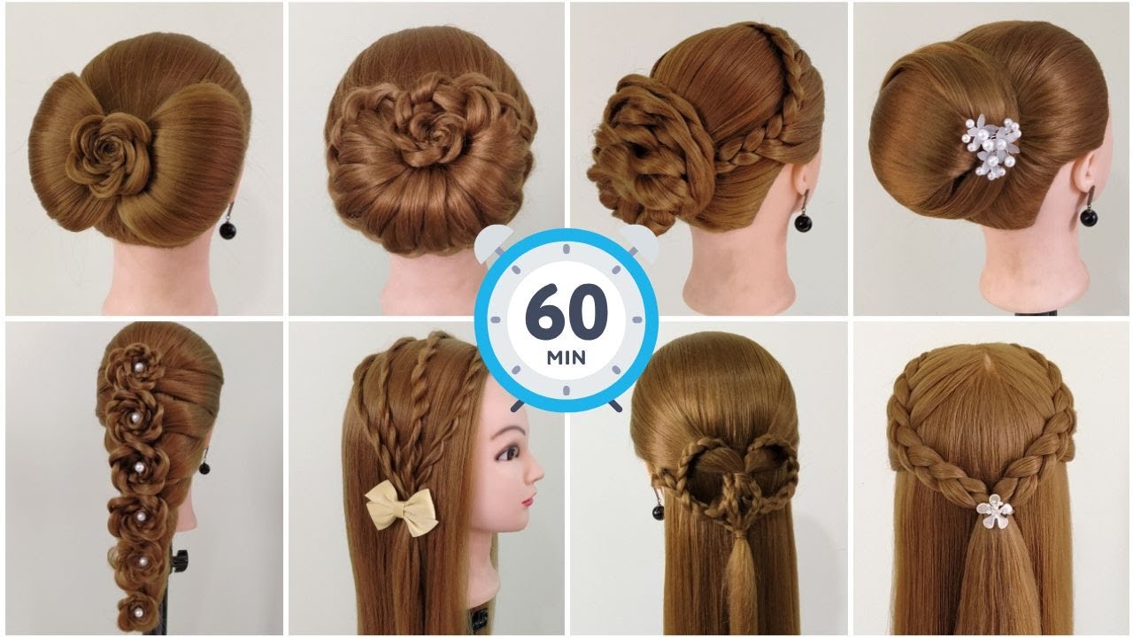 60 Minutes - 60 + Super Easy hairstyles for Girls & Women's |office ...