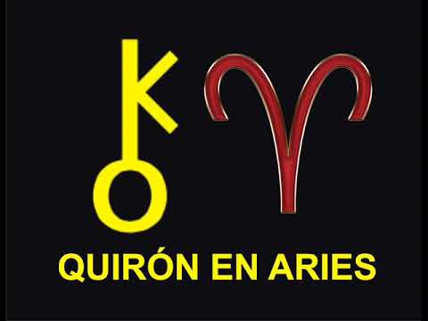 QUIRÓN EN ARIES - YouTube