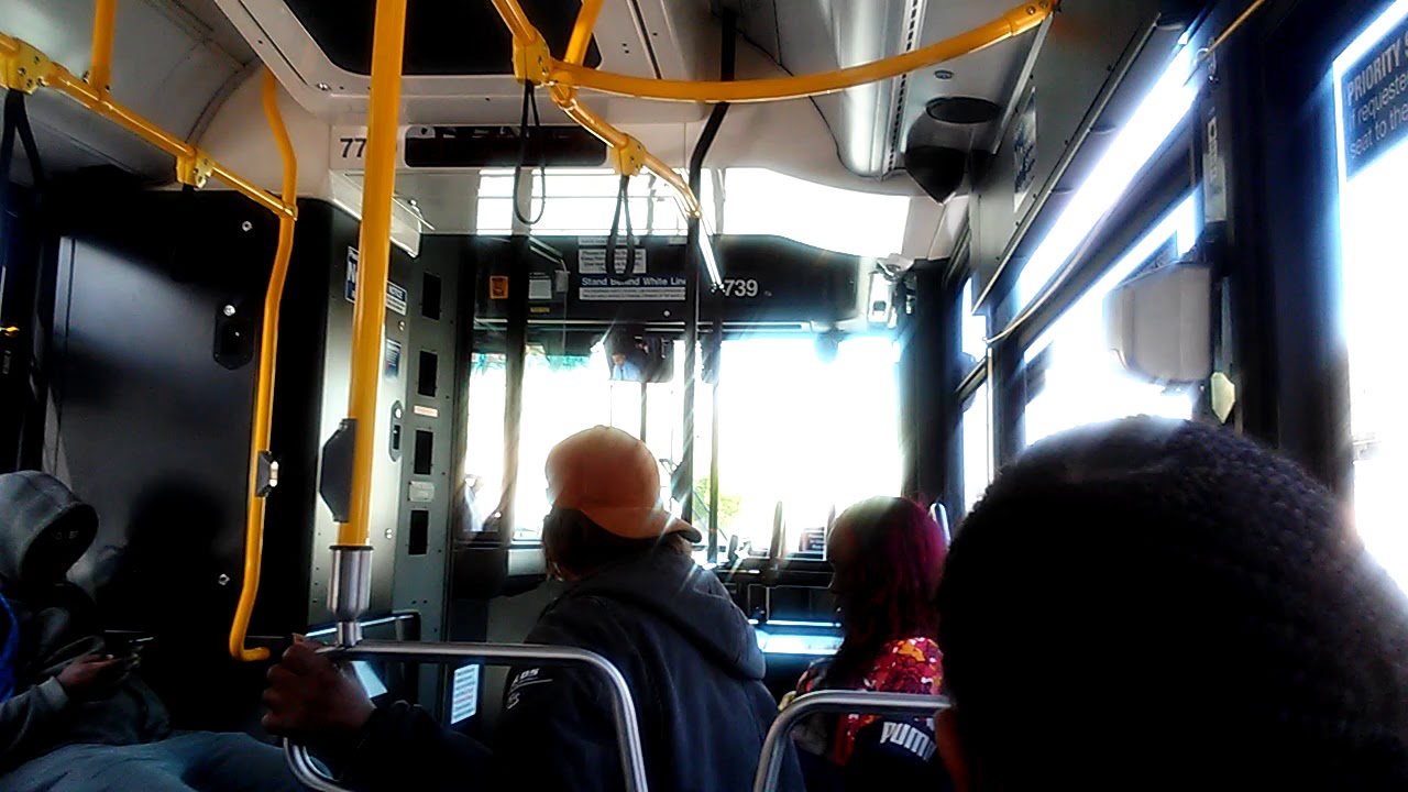 Onboard the MTA New Flyer XD40 Bus B20 heading from Linden Blvd. (Bunny ...
