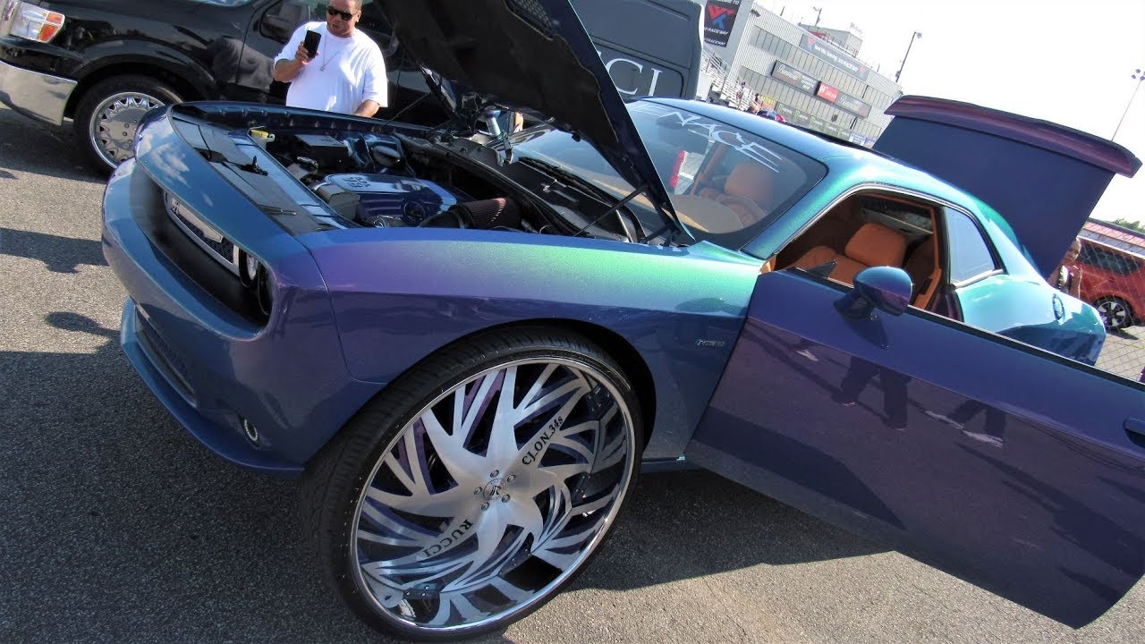 CJ ON 32s Procharged Challenger BECKY on 34" Ruccis/Stunna Reese ...