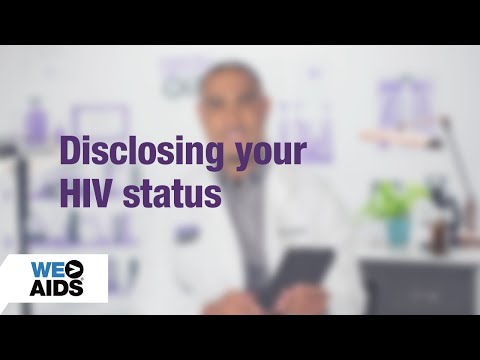 #AskTheHIVDoc: Disclosing your HIV status