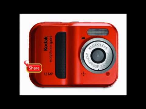 Kodak EasyShare Sport C123 12 MP Waterproof Digital Camera (Red) - YouTube