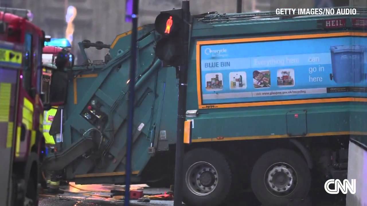 Garbage Truck Accident Kills Pedestrians - YouTube