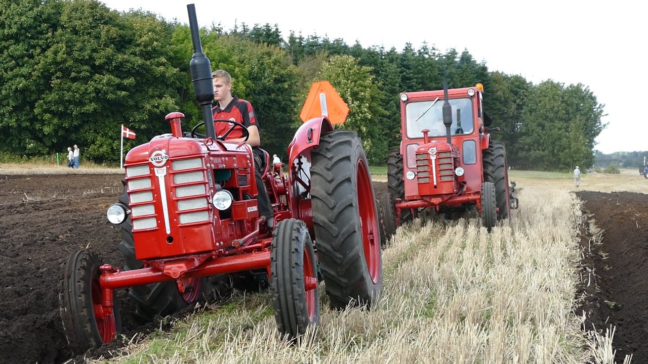 Volvo BM 350 Boxer, 600 & 2654 Ploughing | St. Pløjedag - Poulstrup ...