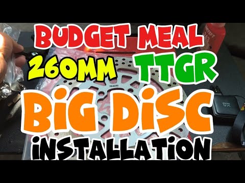 Honda Click Big Disk 260mm budget meal DIY Installation TTGR Stock ...