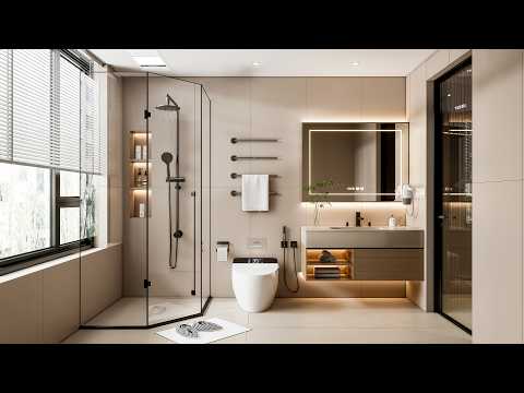 Modern Bathroom  Design  | 4K Tour | 3D Model Full Scene Download