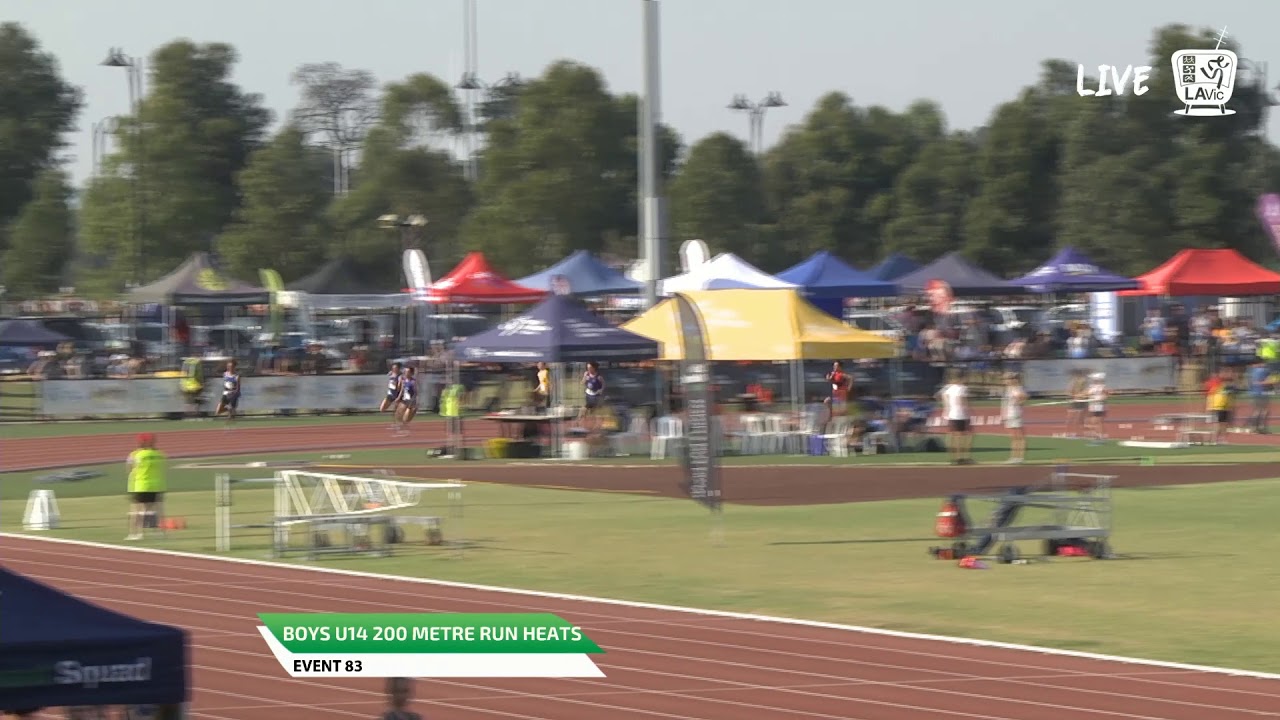 Boys U14 200m Heat 1 - 2019 State Track and Field Championships ...