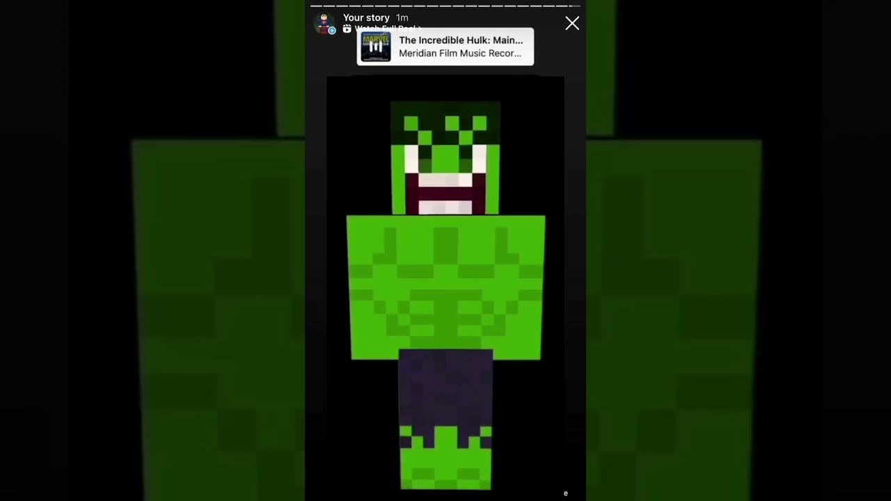 Minecraft Bruce Banner/Hulk Transformation - YouTube