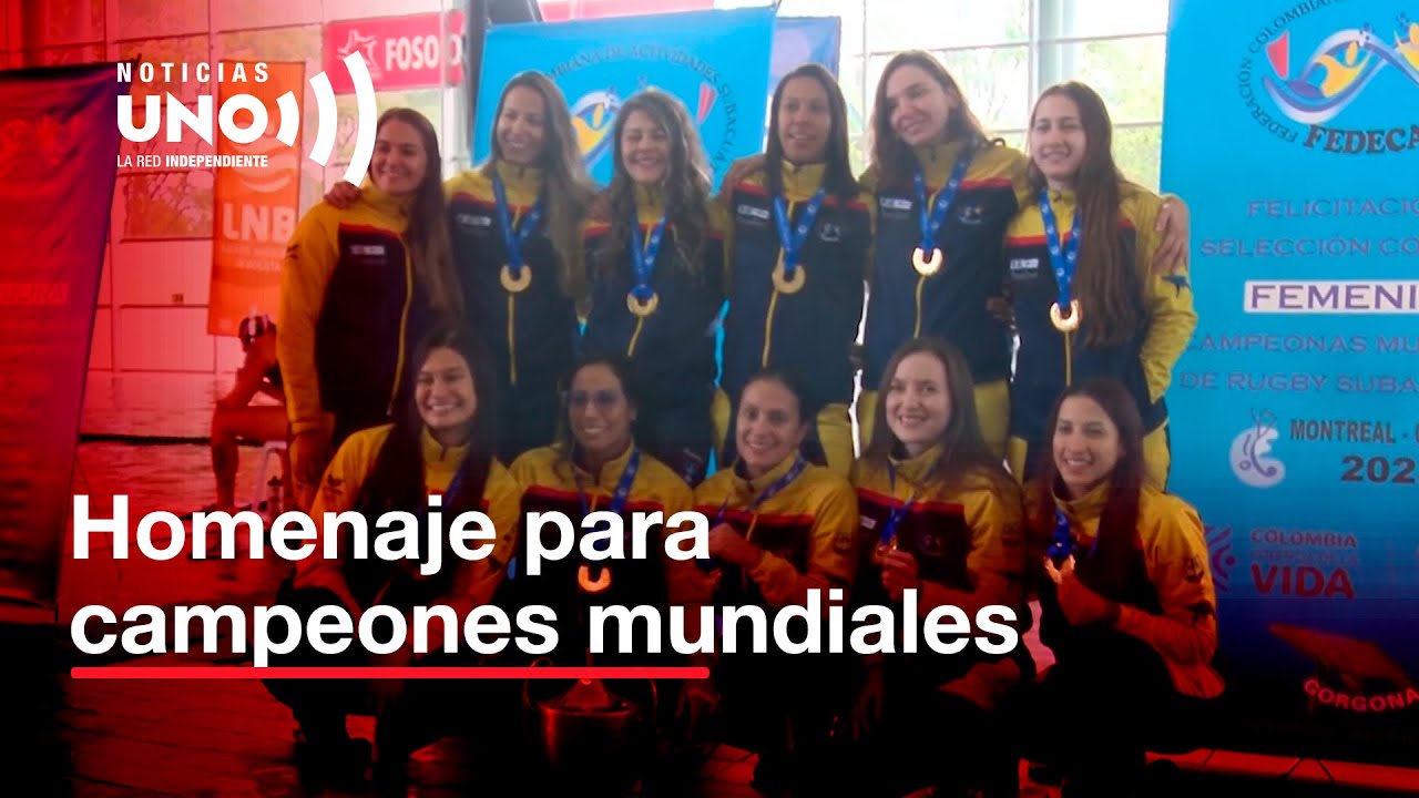 Homenaje en Centro Acuático, de Bogotá, a campeones colombianos de ...