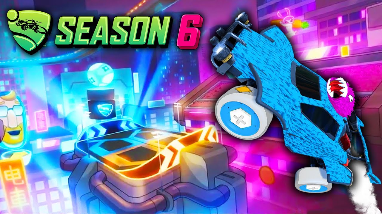 Playing On The *NEW* Season 6 Map In Rocket League! - YouTube