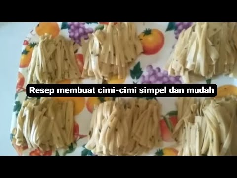 resep membuat cimi-cimi simpel dan mudah