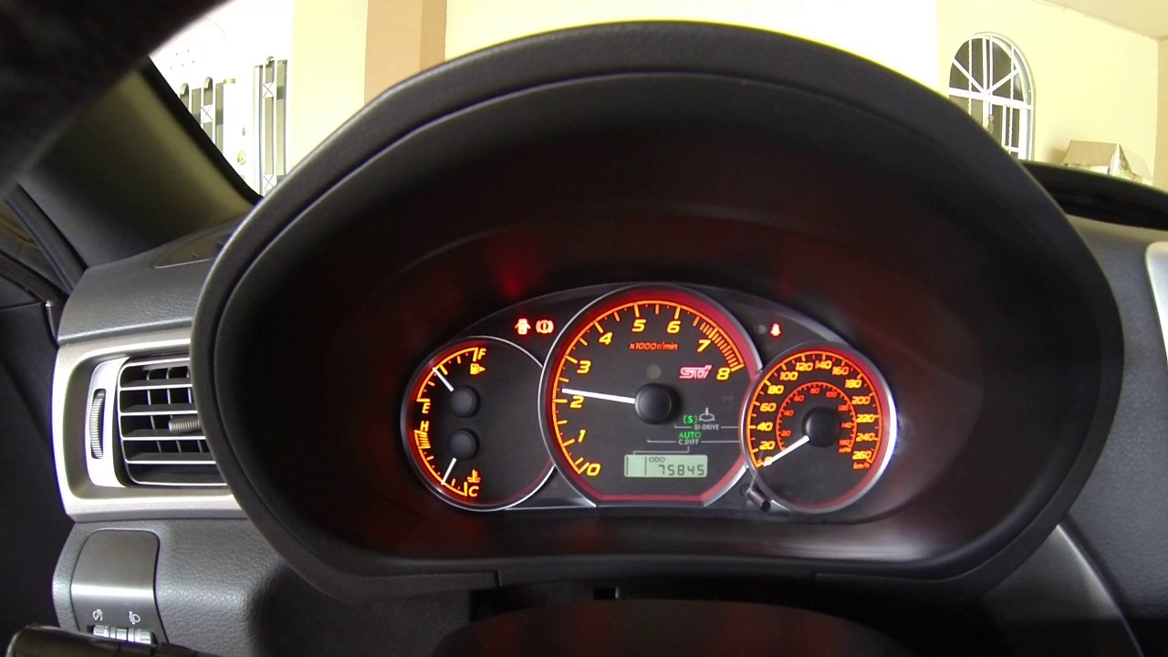 Subaru Impreza WRX STI launch control 4K rpm COBB inside - YouTube