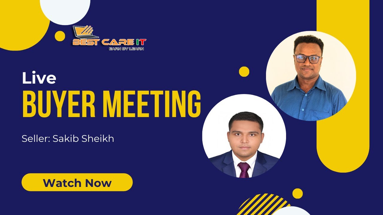 Live buyer Meeting for Sakib Sheikh by Devdas Shikary - YouTube