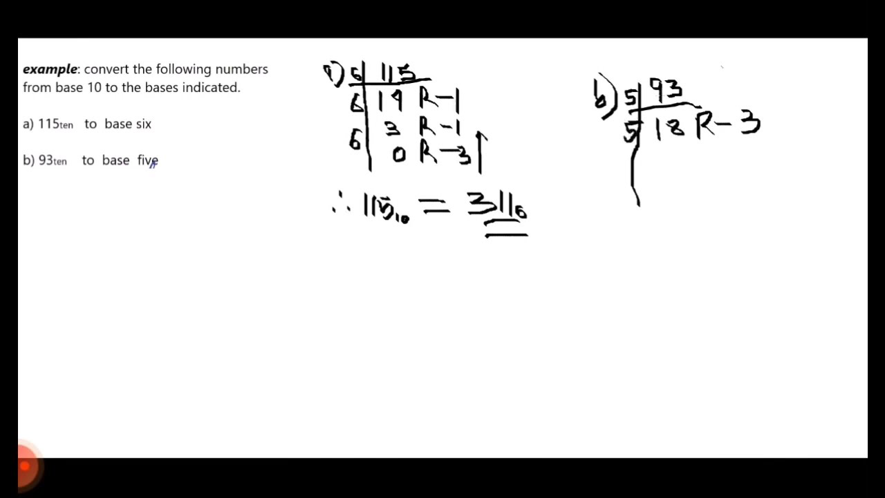 Easy Way To Convert Base 10 Numbers To Any Given Base YouTube easy-way-to-convert-base-10-numbers-to-any-given-base-youtube