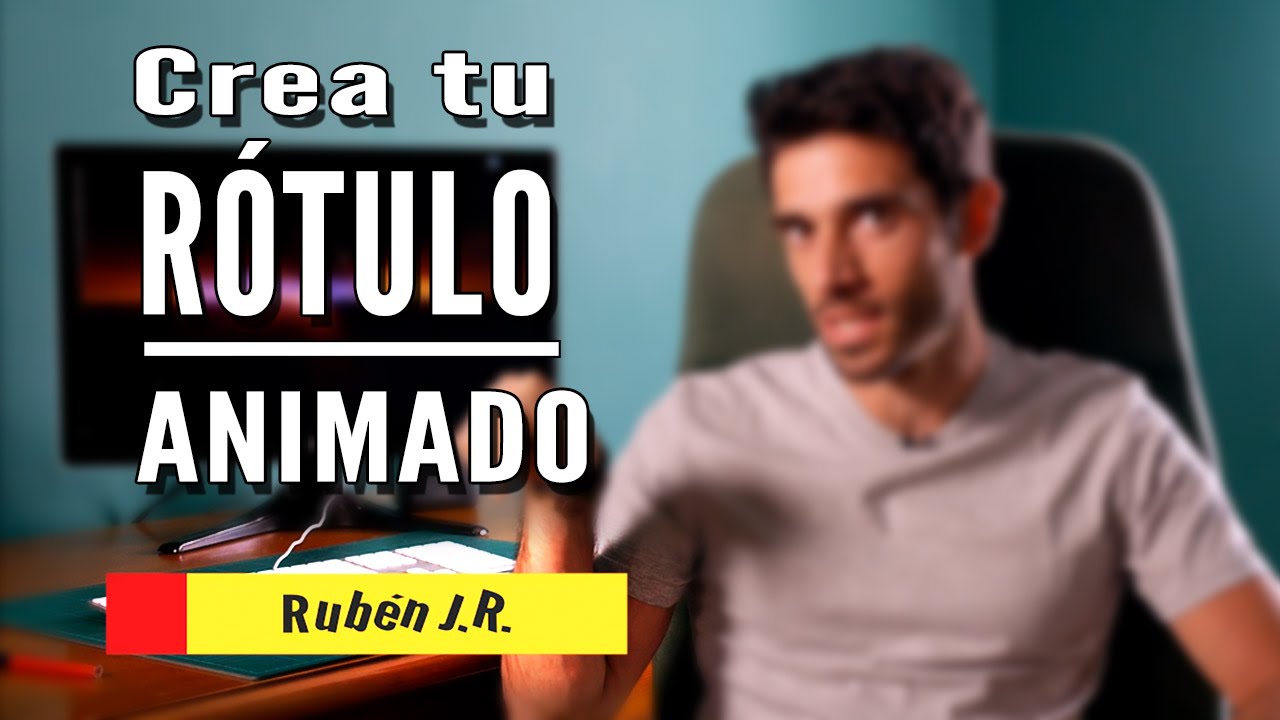 Cómo crear rótulo/título animado (After Effects) - YouTube