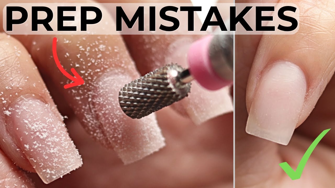 3 Nail Prep Mistakes That RUIN Your Gel Nails (Beginner Tips) - YouTube