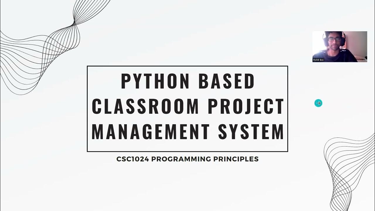 A Python Based Classroom Management System - YouTube