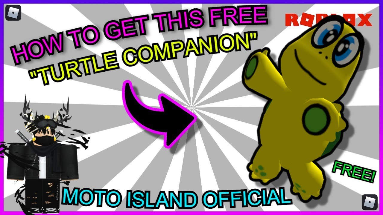 [FREE-ITEM] How To Get "TURTLE COMPANION" | Roblox 🚲MOTO ISLAND ...