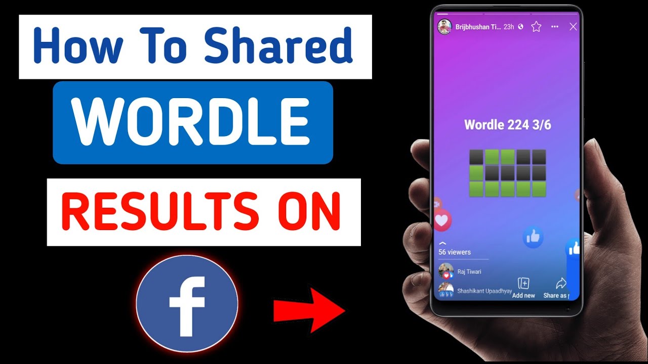 how to share wordle on facebook || how to share wordle results on ...