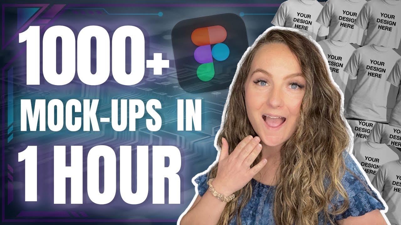 How I Create 1000 Mockups In 1 Hour For FREE! (For Etsy POD) - YouTube