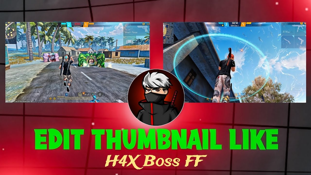 How To Make Trending Thumbnail Of Free Fire || H4X Boss FF - YouTube