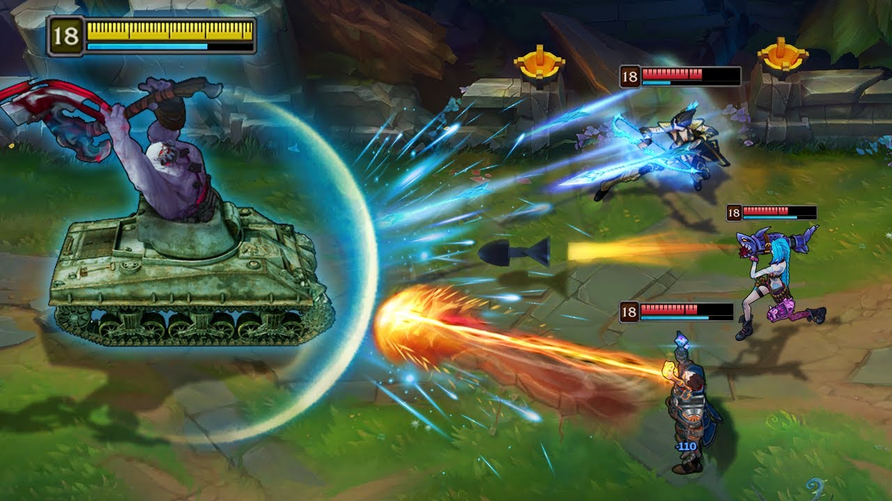 When LOL Players Reach SUPER TANK Status... - YouTube