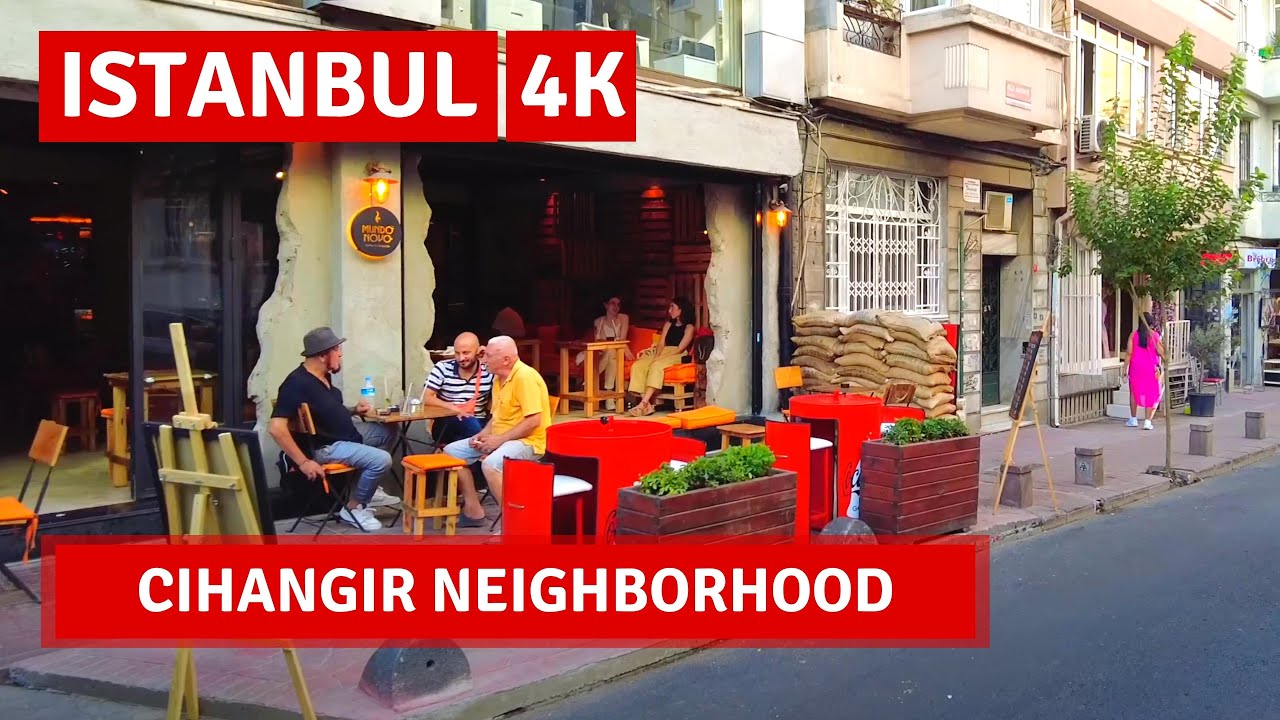 Istanbul 2022 Cihangir Neighbourhood Walking Tour|4k UHD 60fps - YouTube