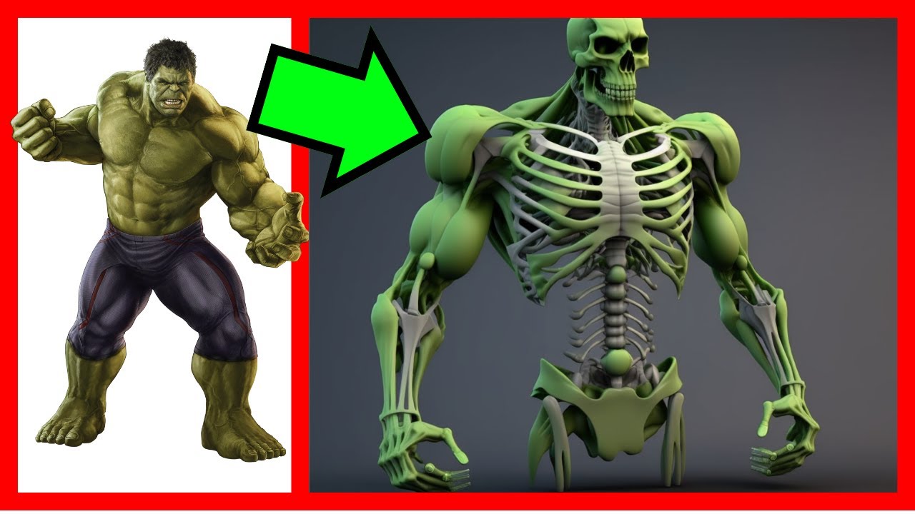 💥Avengers SKELETON ⚡all superheroes⚡ - YouTube