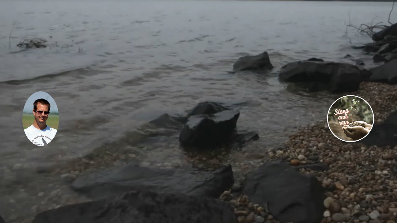 River bank light sound, water sound, Danube river, one hour - YouTube