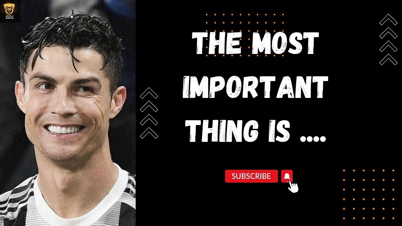 Cristiano Ronaldo speech lines in form of quotes| goosebumps ...