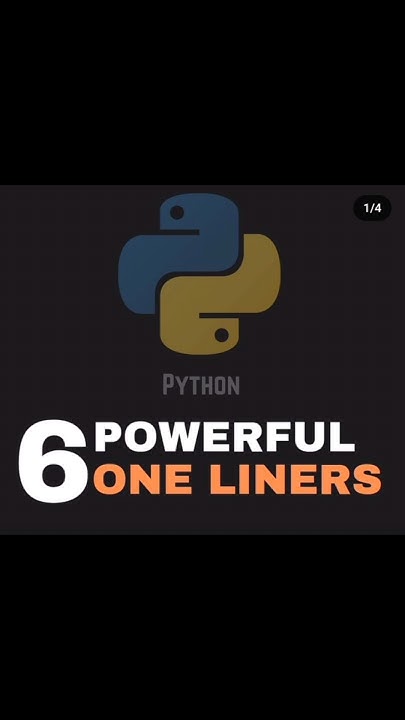 6 Python One-Liners Codes That Will Blow Your Mind #feedshorts #codinghacks #python #coding ...