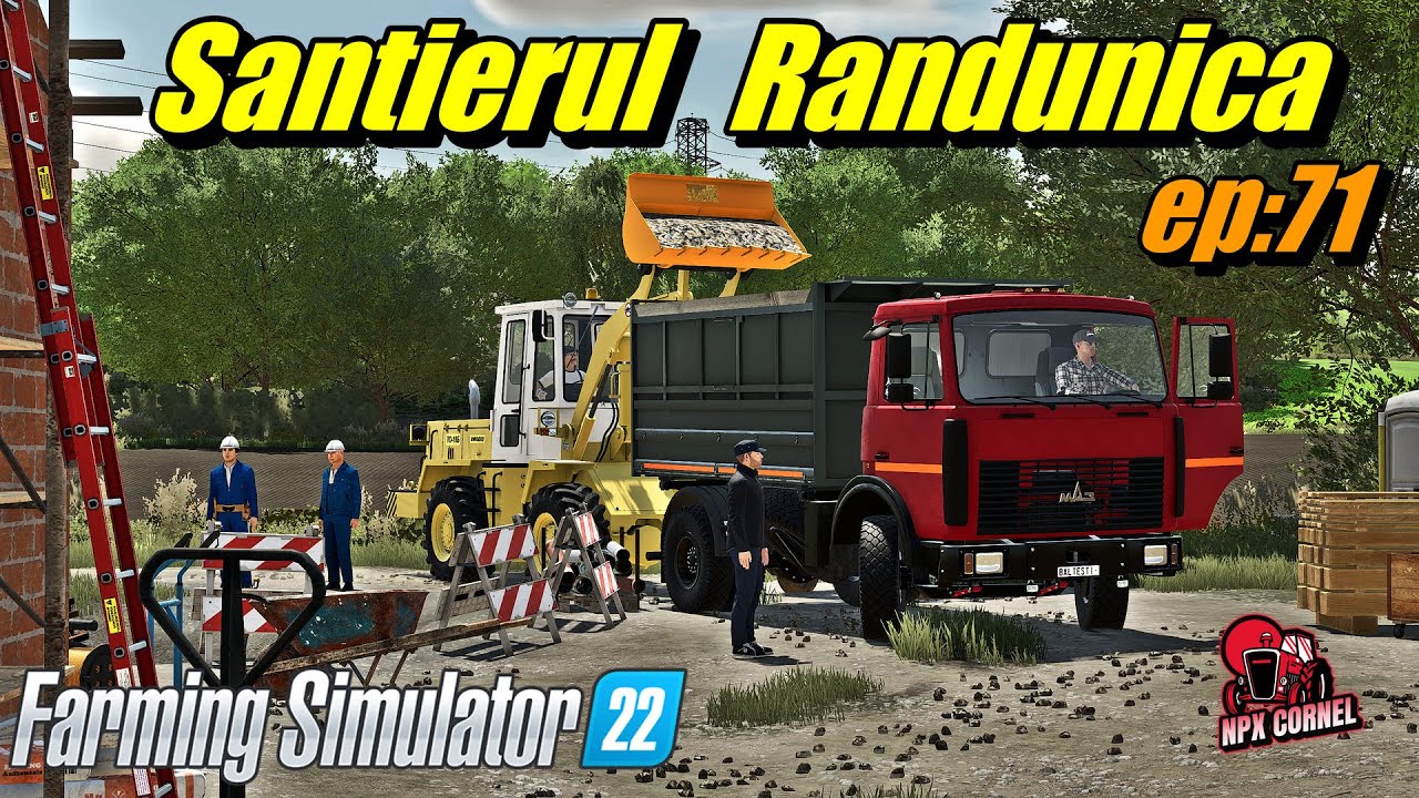 #fs22 Romania Roleplay/Munca pe santier/ep:71 - YouTube