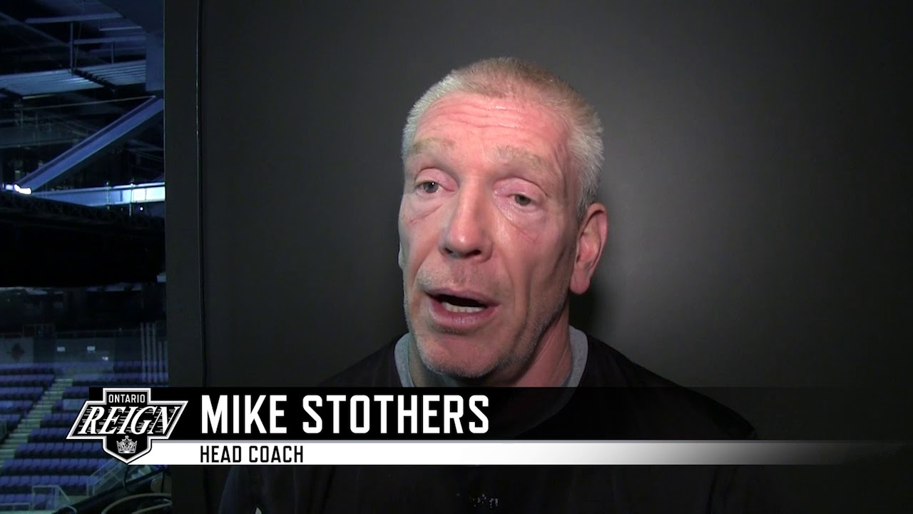 Ontario Reign - Mike Stothers - Pregame 11/22/17 - YouTube