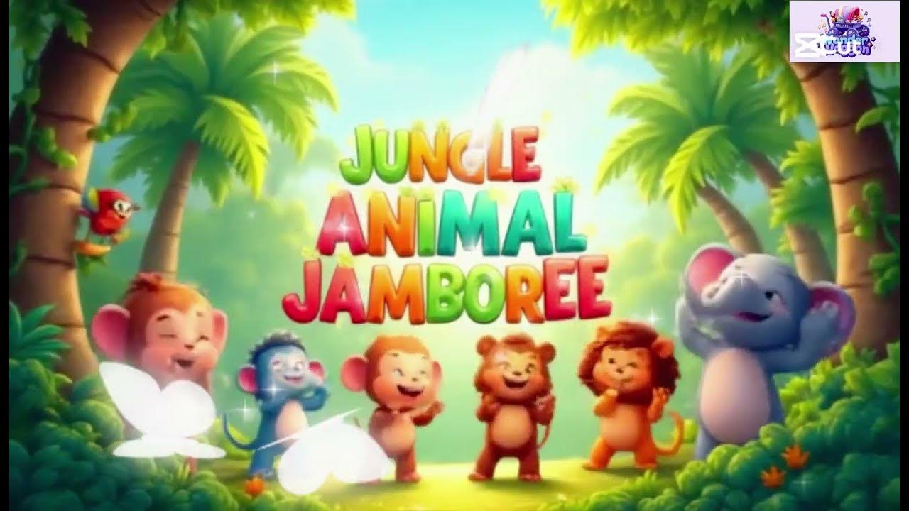 ANIMAL JUNGLE JAMBOREE#kidssongs #nurseryrhymes #trending #trend # ...