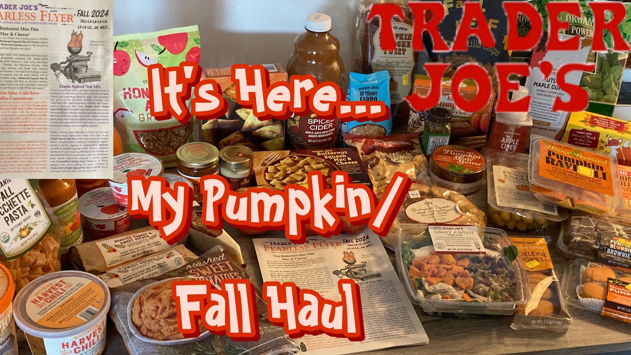 Trader Joe’s Pumpkin Palooza/Fall Haul 2024 - YouTube