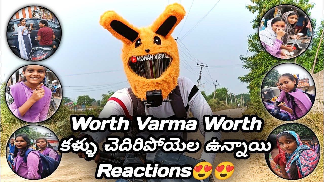 Bunny Helmet Cute Girls Stunning Reactions 😍| Dont miss the End | Funny ...