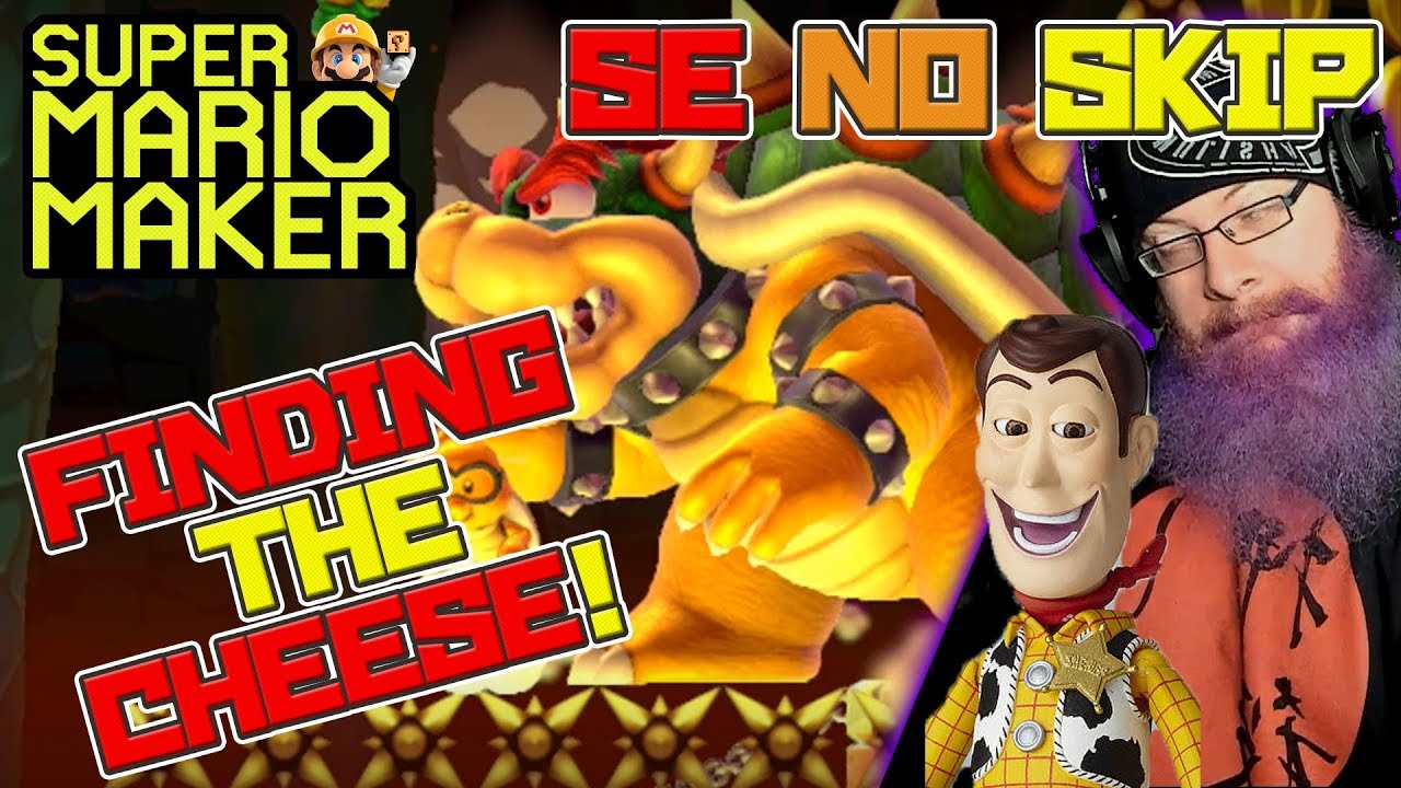 FINDING THE CHEESE! - Super Mario Maker - Super Expert No Skip with ...